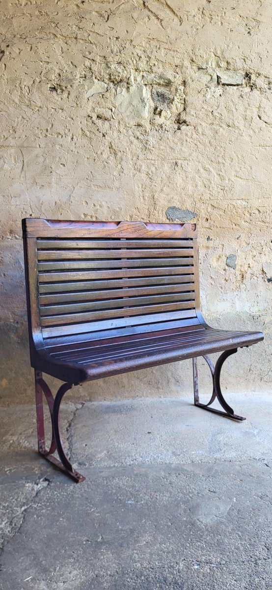 Parisian Metro Bench, 1930s for sale at Pamono