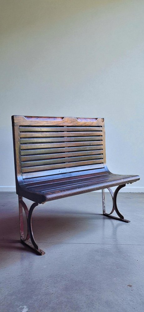 Parisian Metro Bench, 1930s for sale at Pamono