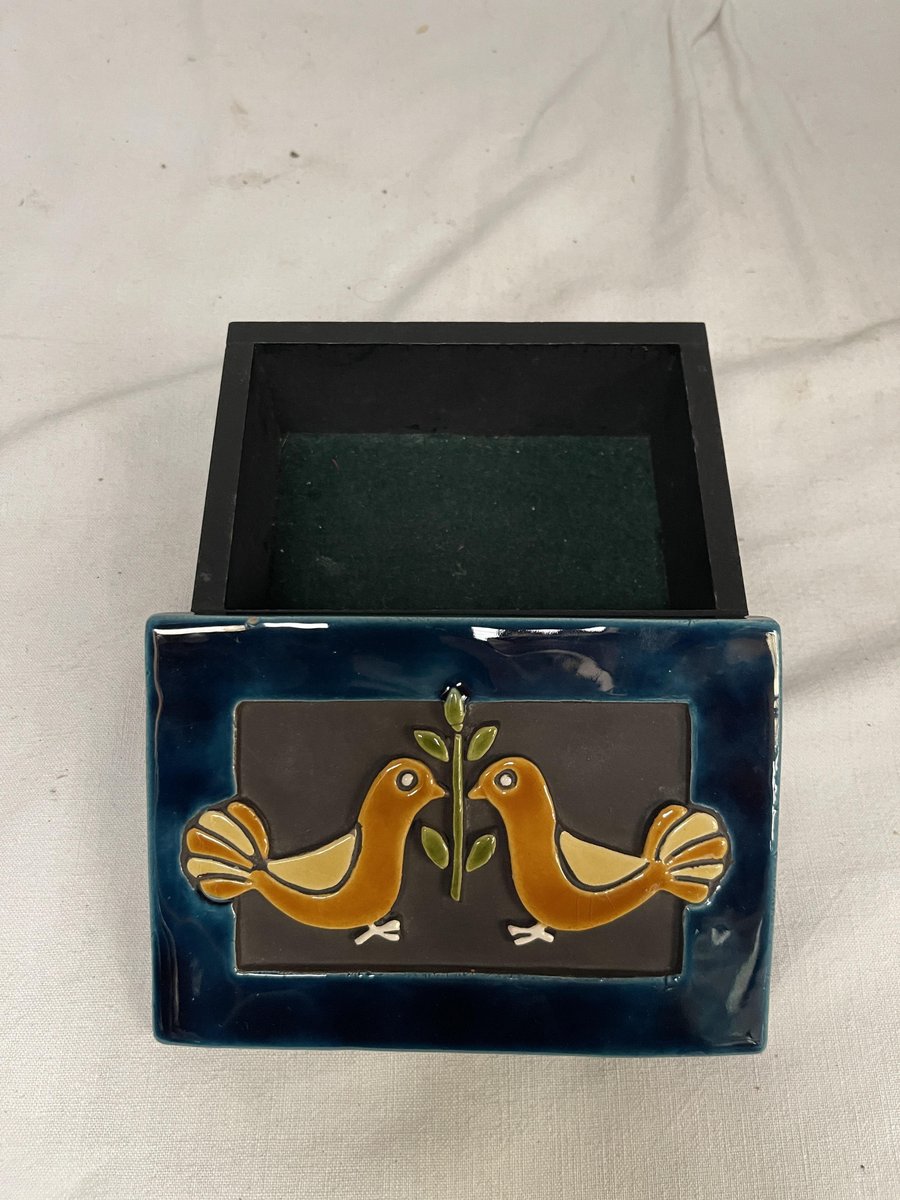 Ceramic Box by Mithé Espelt, 1970s for sale at Pamono