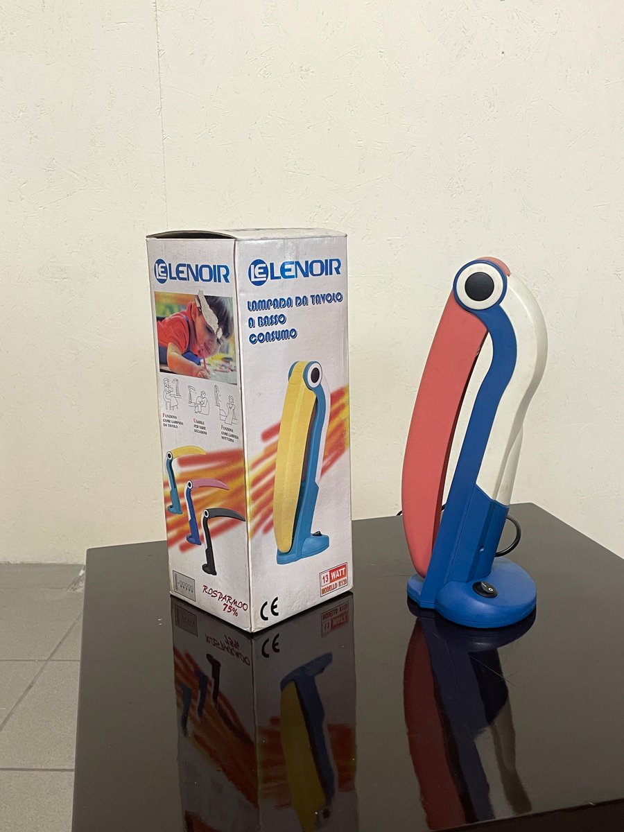 Tucano Table Lamp by H. T. Huang for Lenoir, 1980s for sale at Pamono