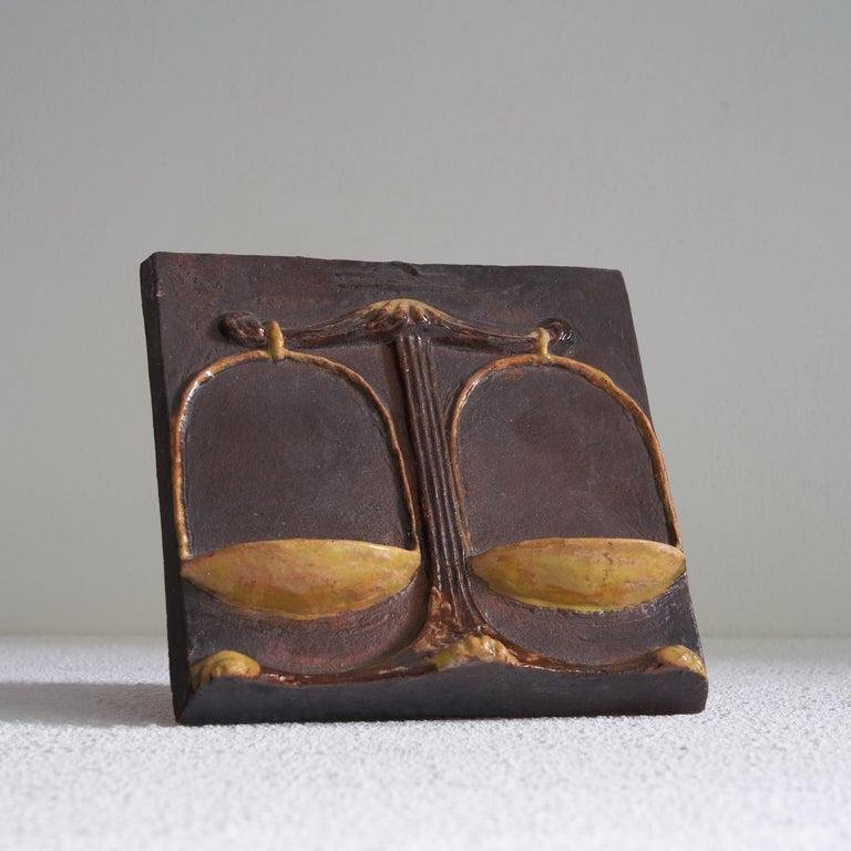 Zodiac Studio Pottery Tile Scales by Vladimír David for Jihokera ...