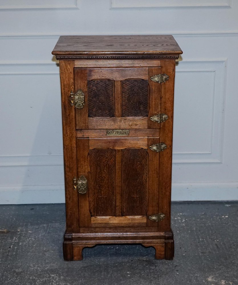Large North American Alaska Muskegon Oak Larder Ice Box, 1900s for sale ...