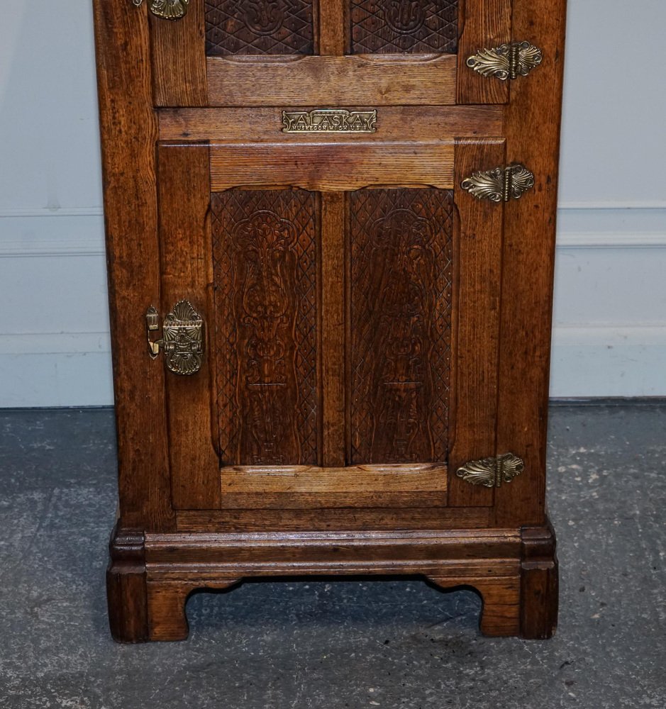 Large North American Alaska Muskegon Oak Larder Ice Box, 1900s for sale ...