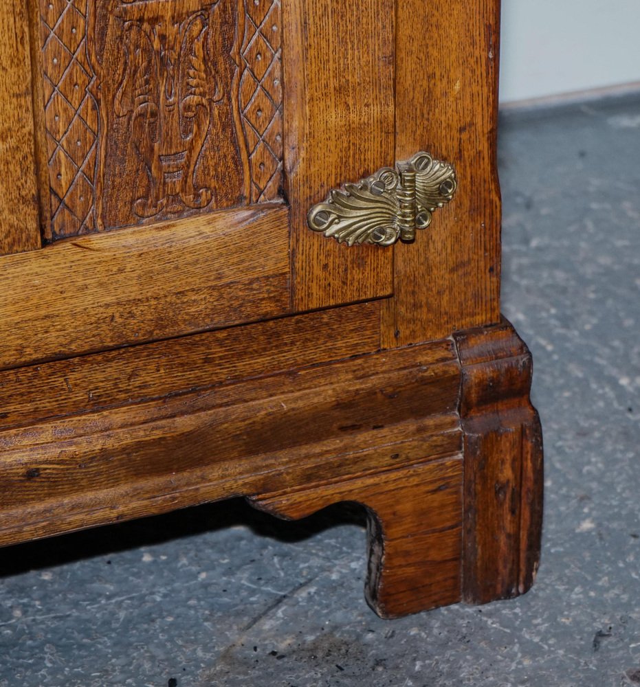 Large North American Alaska Muskegon Oak Larder Ice Box, 1900s for sale ...