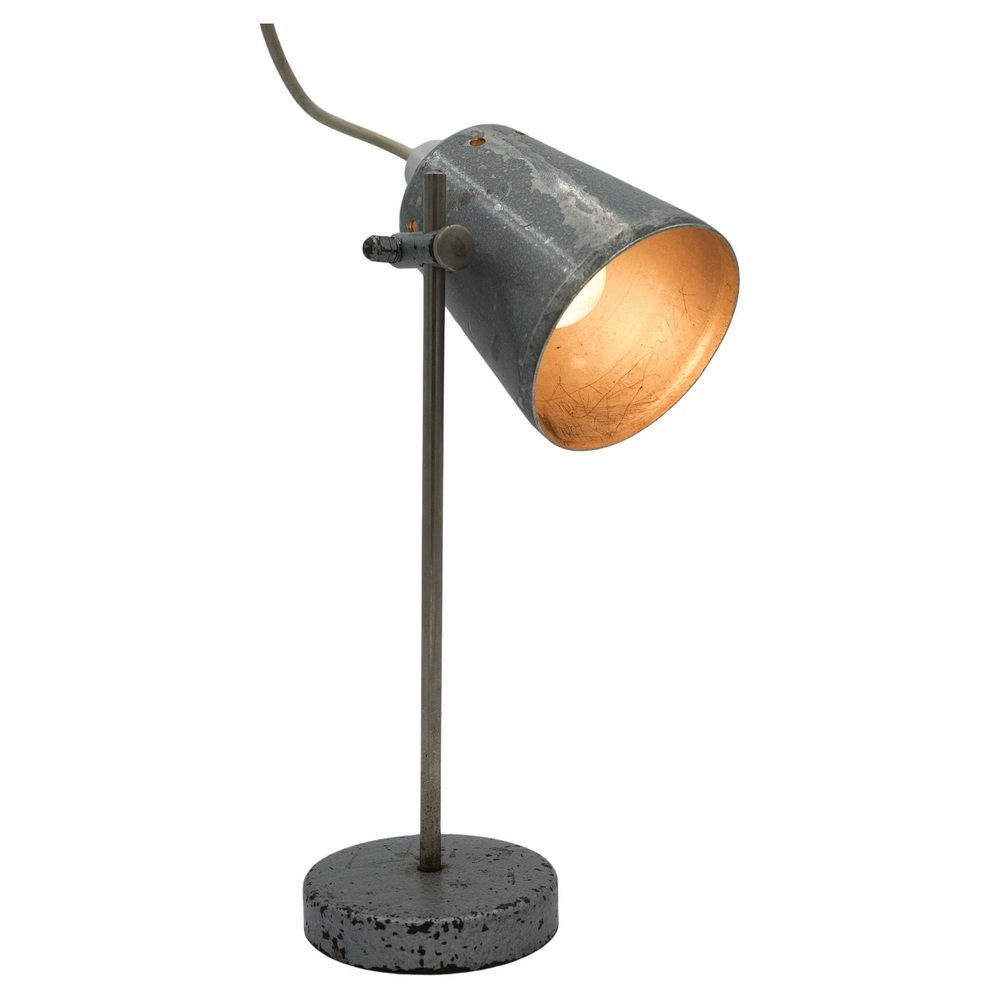 Vintage English Salvaged Laboratory School Table Lamp, 1940s for sale ...