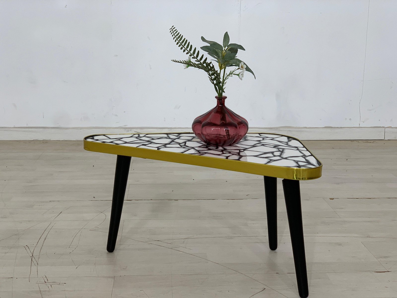 Vintage Kidney Table with Tile Top for sale at Pamono