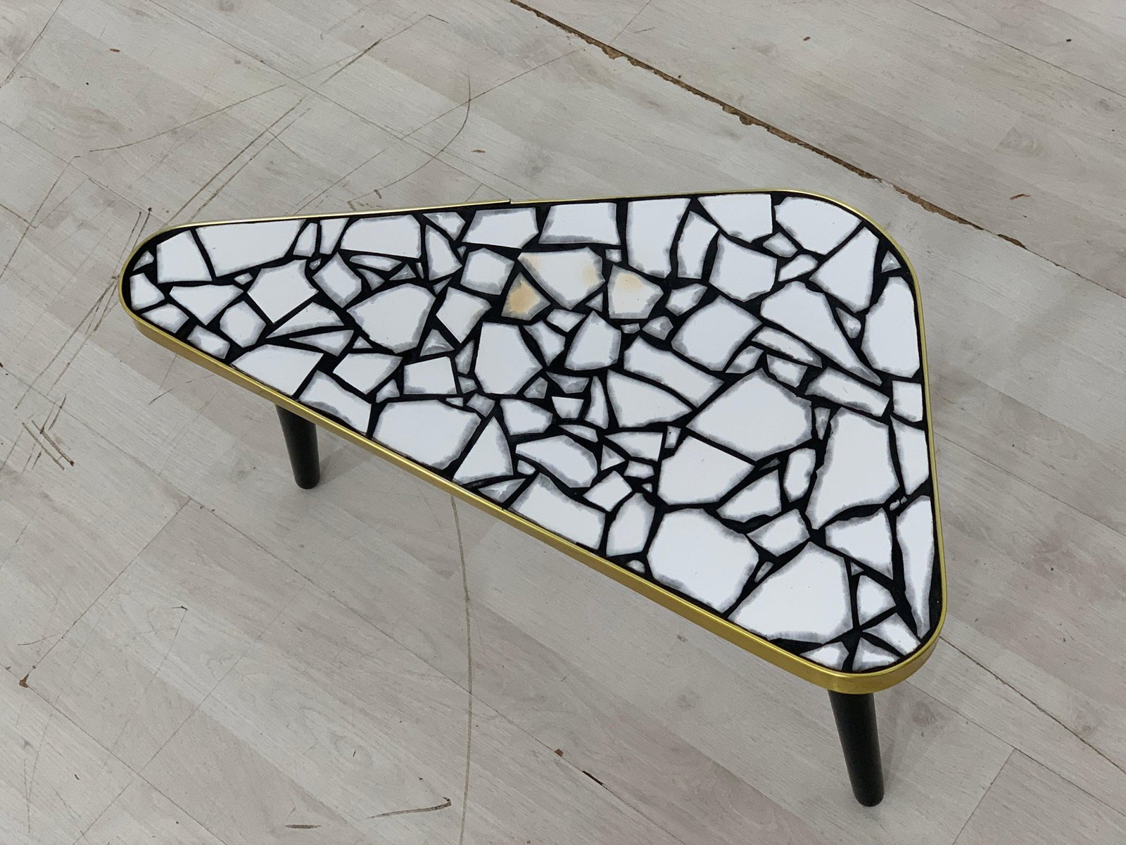 Vintage Kidney Table with Tile Top for sale at Pamono