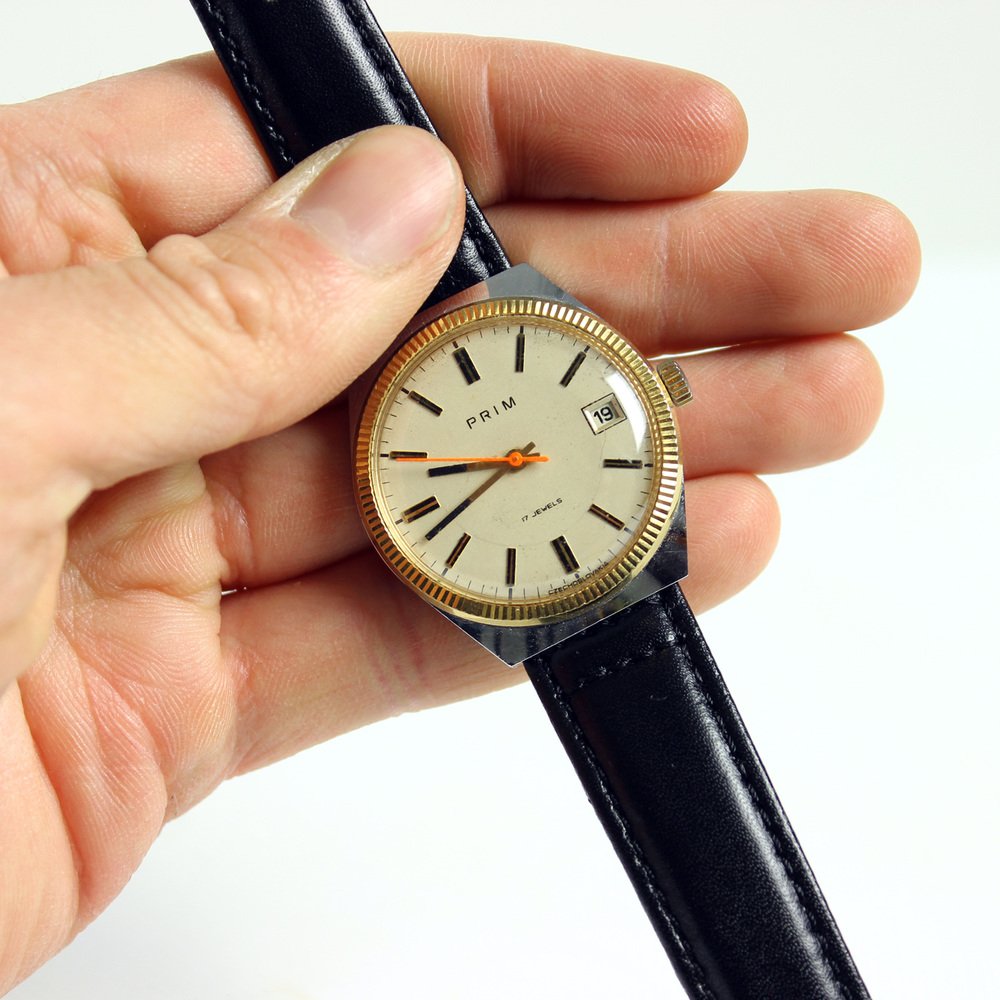 Vintage 17 Jewels Mechanical Wristwatch from Prim, Former ...