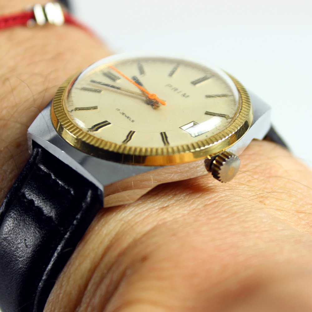 Vintage 17 Jewels Mechanical Wristwatch from Prim, Former ...
