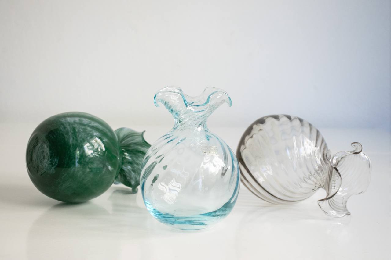 Murano Glass Vases by Mariana Iskra for Ribes Studio, Set of 3 for sale ...