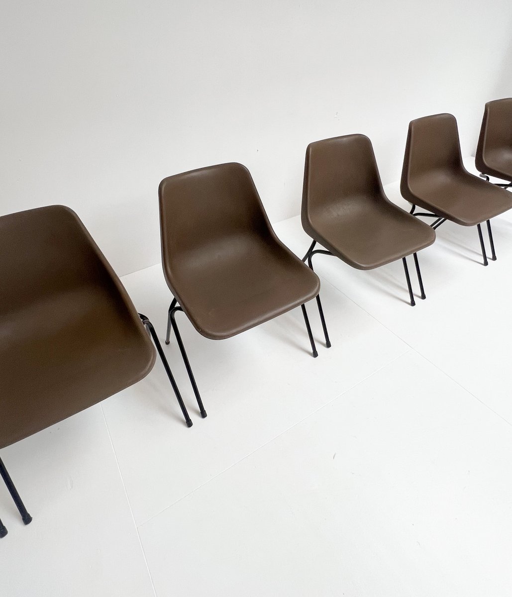 Polyprop Chairs by Robin Day for Hille, 1960s, Set of 6 for sale at Pamono