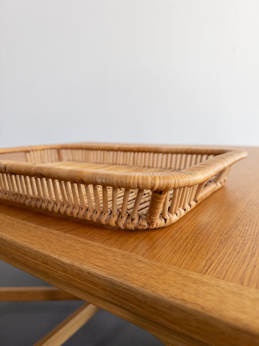 Vintage Rattan Tray from Artek, Finland, 1950s-1960s for sale at Pamono