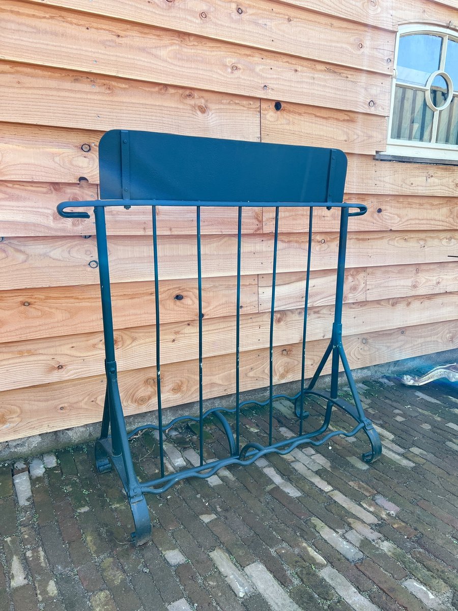 Wrought Iron Bicycle Stand Rack, 1920s for sale at Pamono
