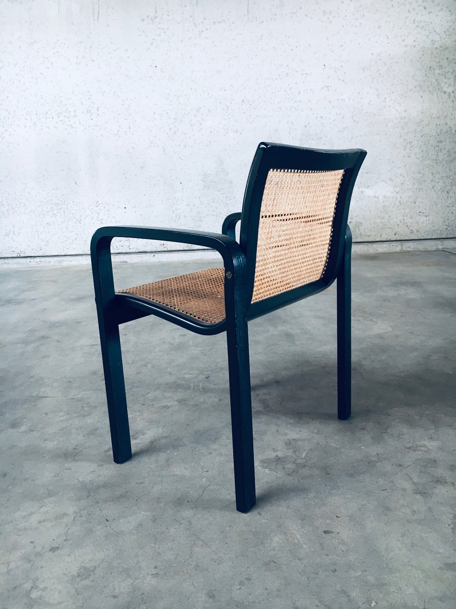 Italian Design Bentwood & Webbing Armchair, 1970s for sale at Pamono