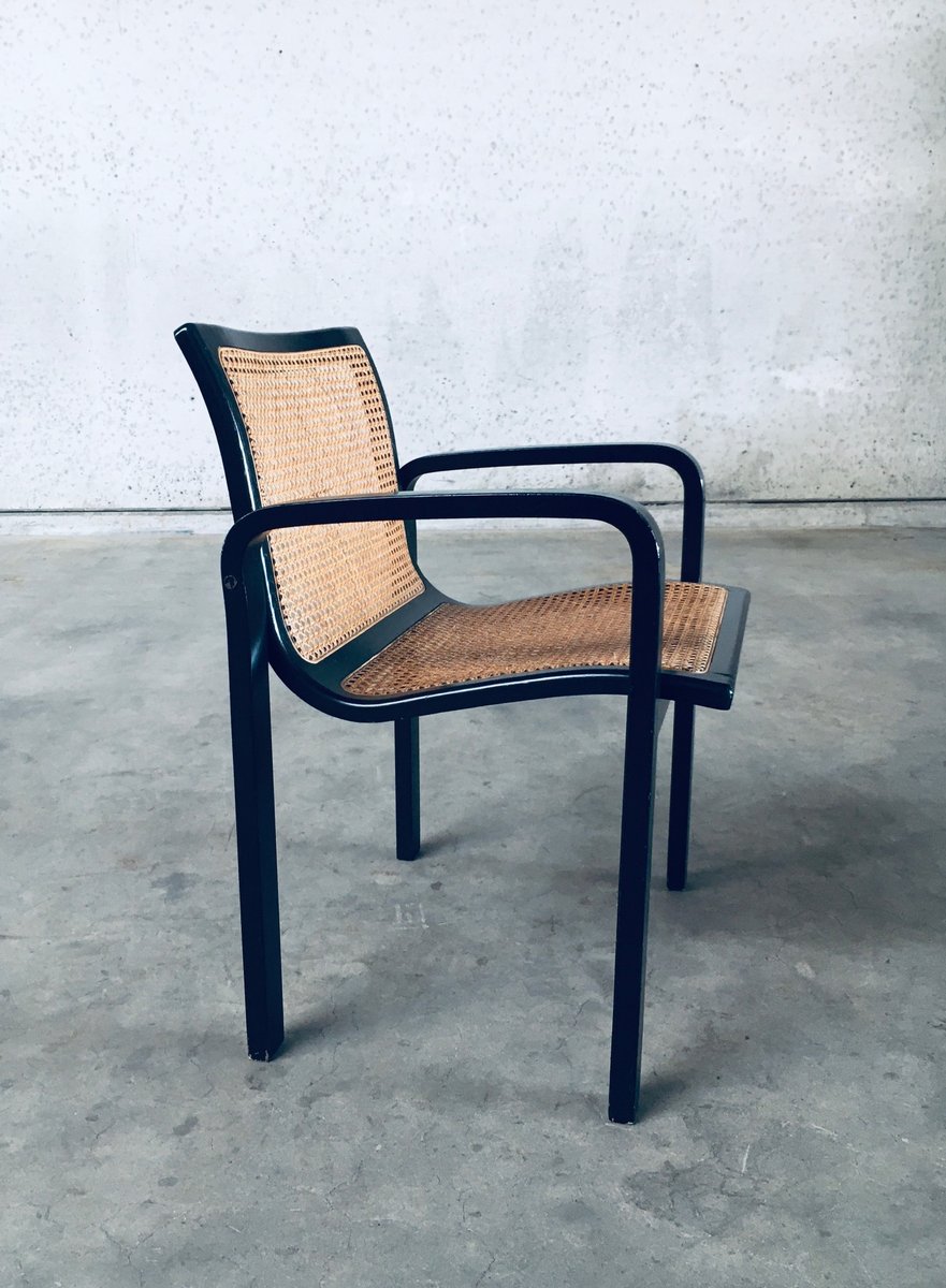 Italian Design Bentwood & Webbing Armchair, 1970s for sale at Pamono