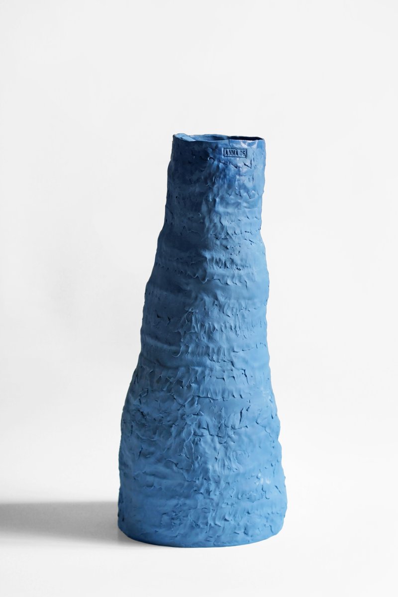 Blue Line Collection N 18 Vase in Porcelain by Anna Demidova for sale ...