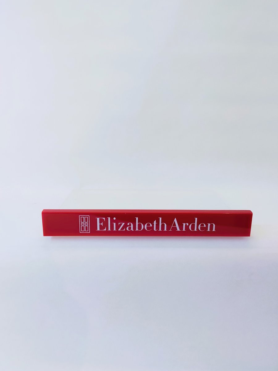Vintage Reglette Showcase Display Sign from Elizabeth Arden for sale at ...