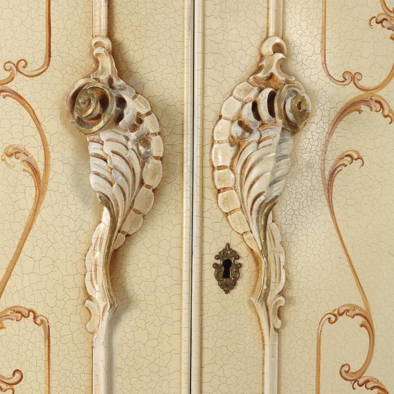 Venetian Baroque Style Wardrobe for sale at Pamono