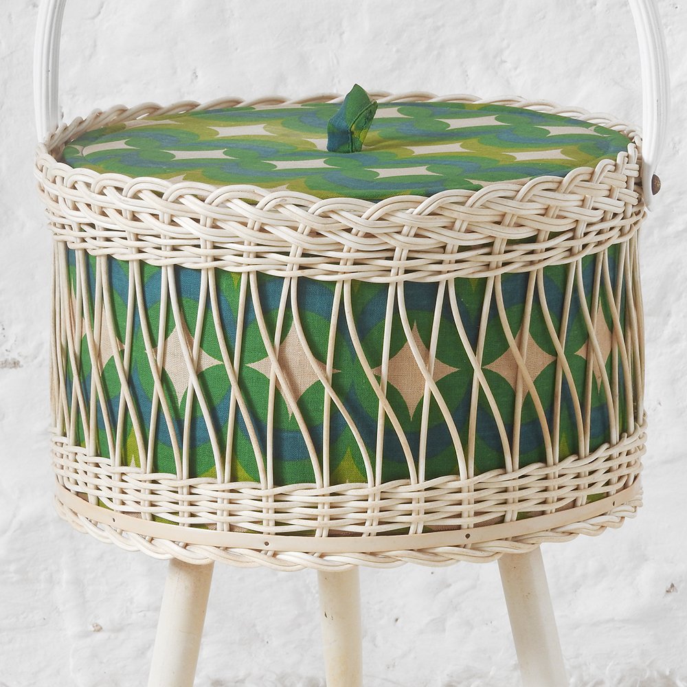 Mid-Century Modern Portable Sewing Box, Germany, 1970s for sale at Pamono