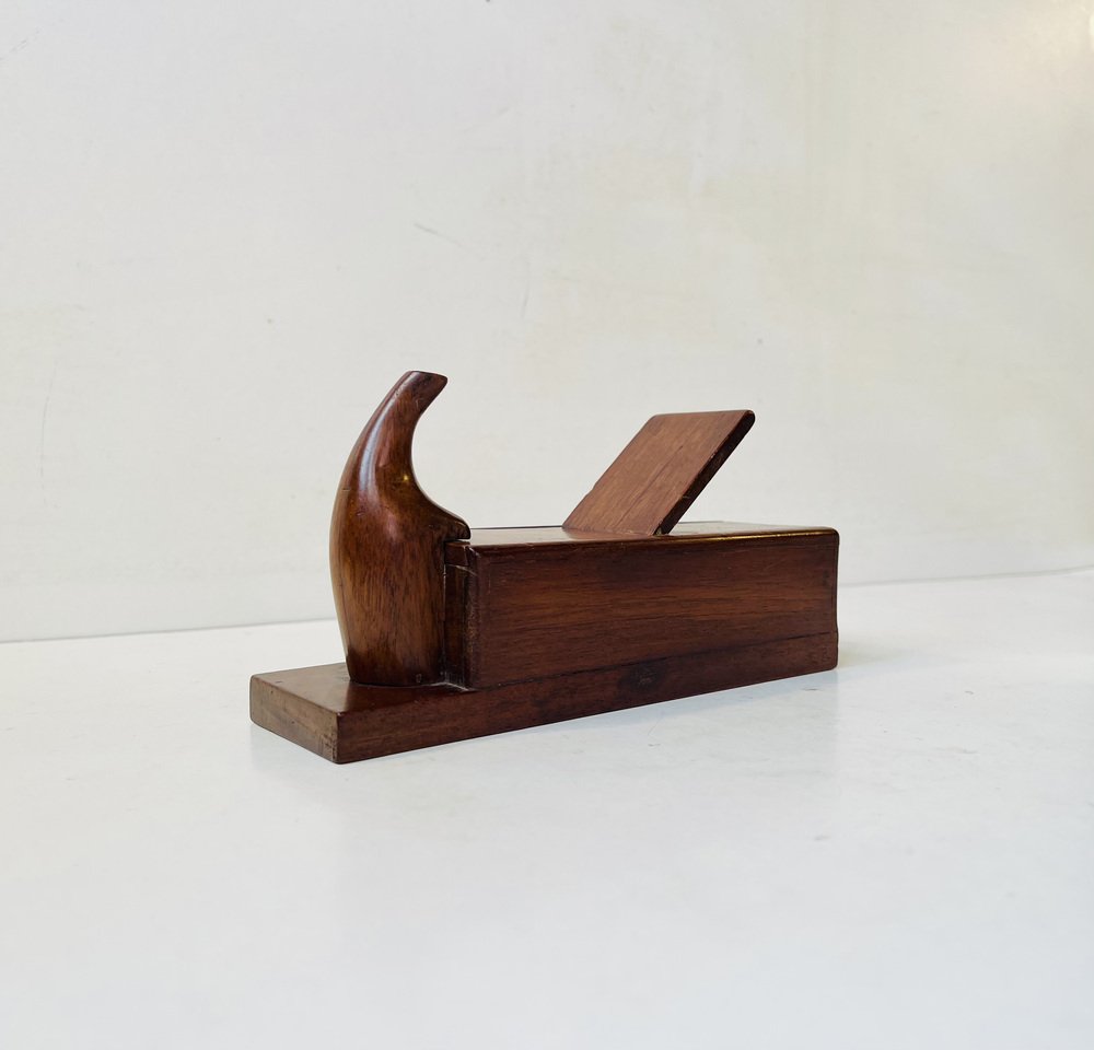 Antique Woodworking Plane Shaped Oak Box, 1890s for sale at Pamono