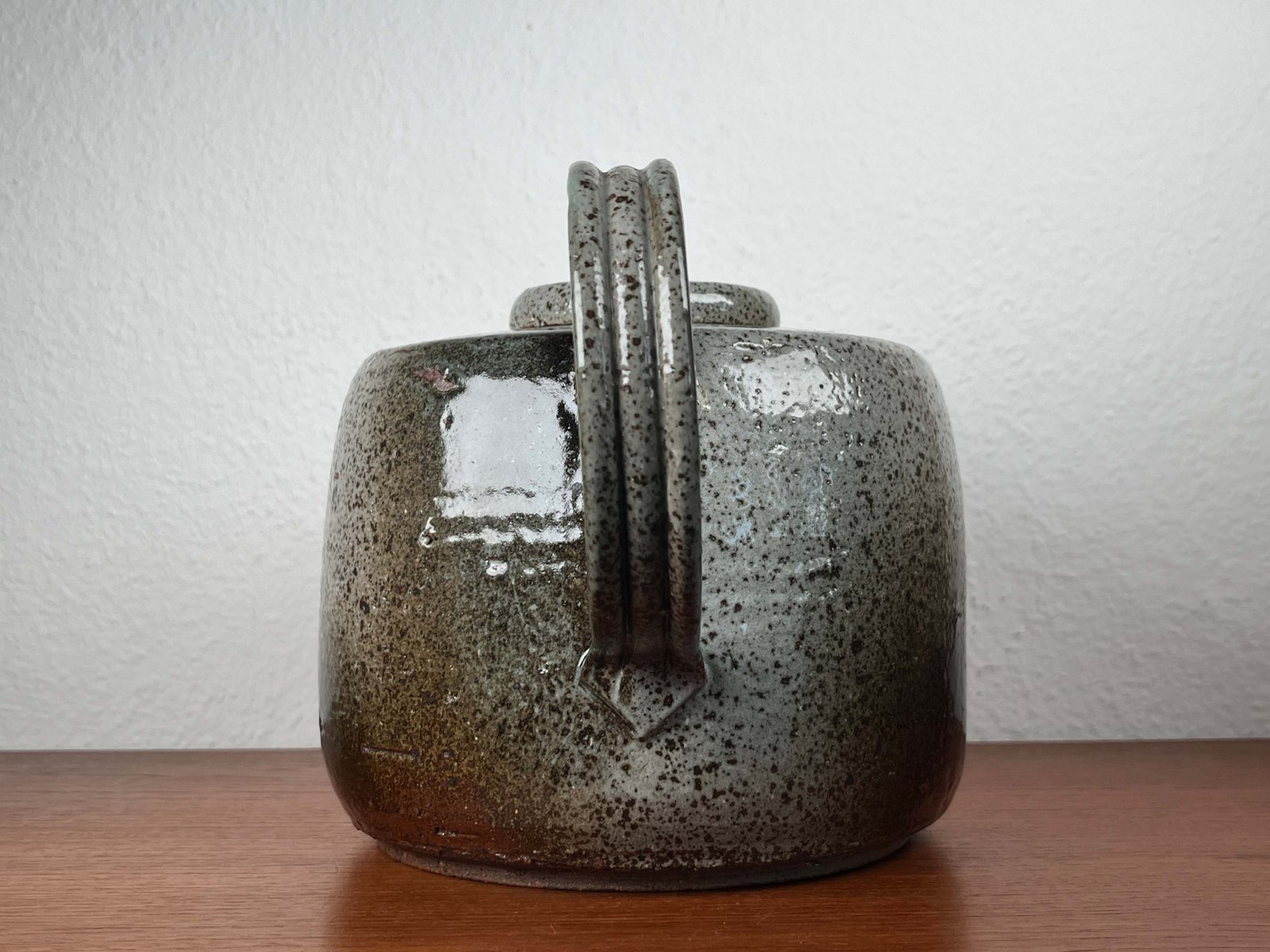 Large Danish Mid-Century Modern Studio Pottery Teapot by Merethe Bloch ...