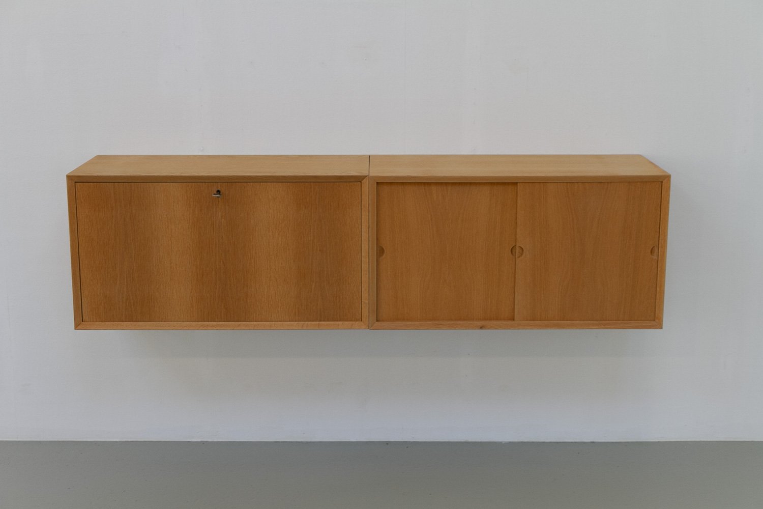 Danish Modern Oak Floating Sideboard by Poul Cadovius for Cado, 1960s ...