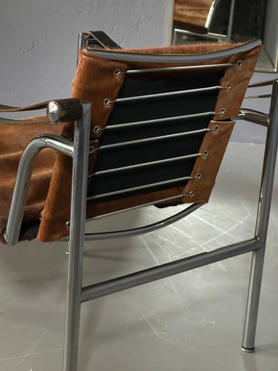 LC1 Armchair by Le Corbusier, Pierre Jeanneret, Charlotte Perriand, for Cassina, 1965 for sale ...