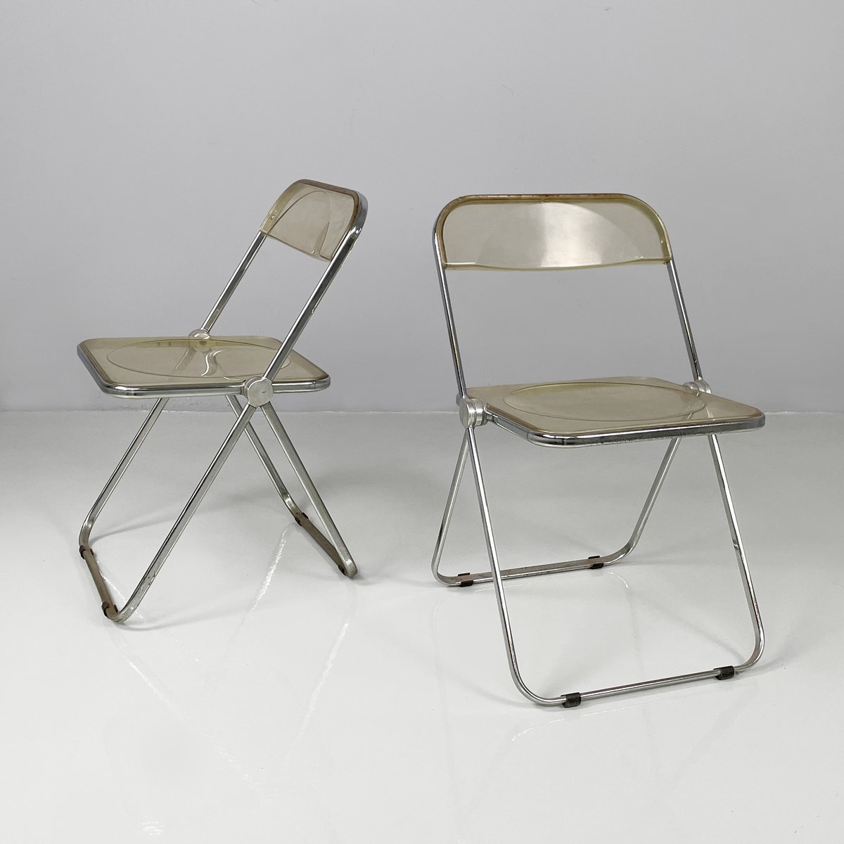 Set of Italian Modern Chairs by Giancarlo Piretti for Anonymous ...
