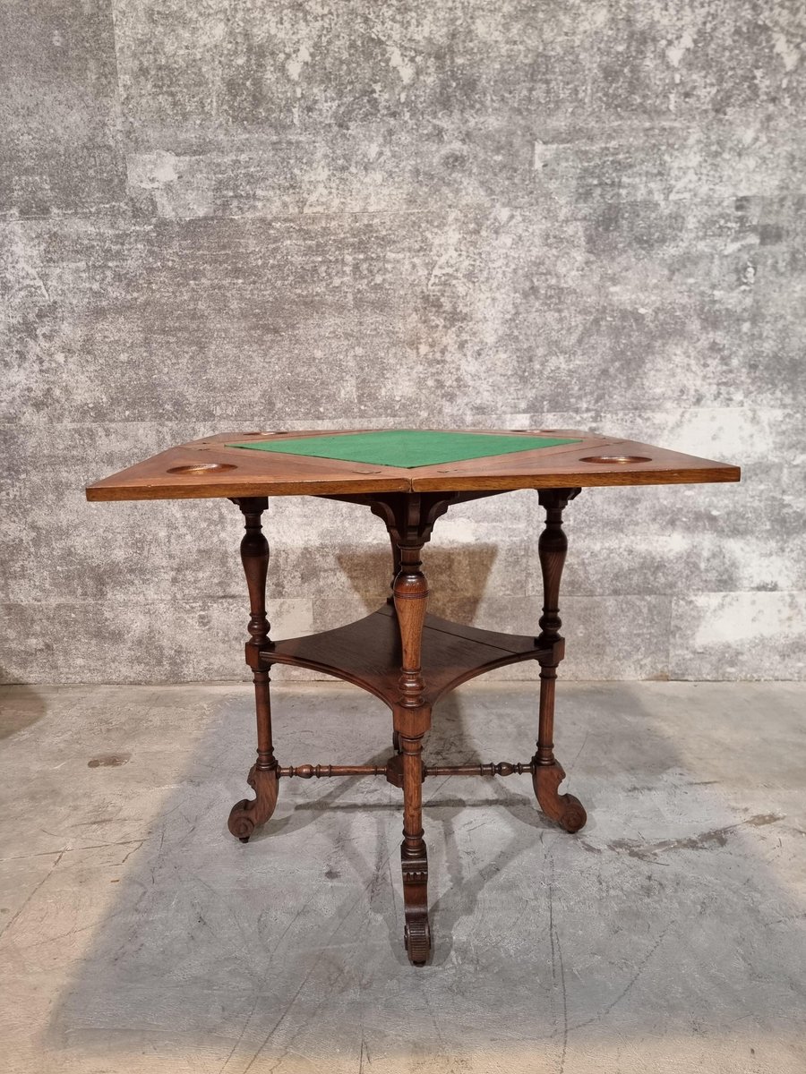 Antique Game Table from Pander & Zoon, 1920s for sale at Pamono