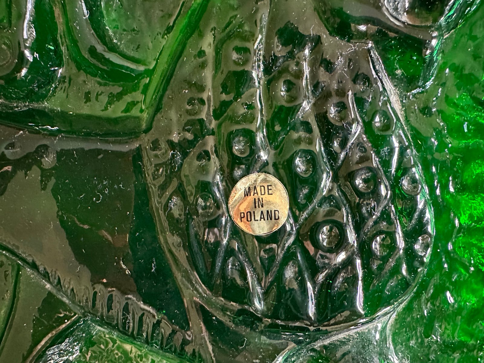 Mid-Century Modern Polish Glass Zodiac Block Lion for sale at Pamono