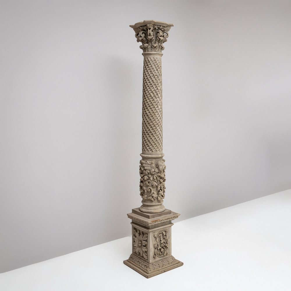 Antique Wooden Column, 1800s for sale at Pamono