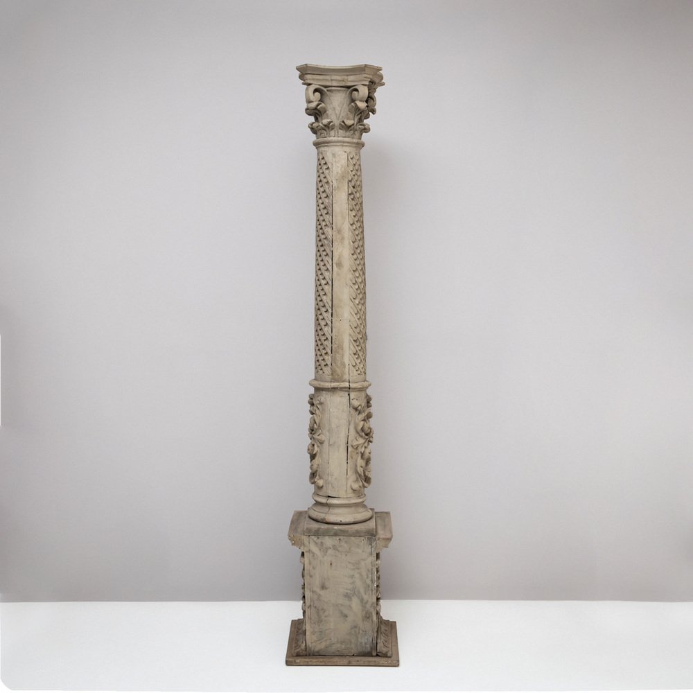 Antique Wooden Column, 1800s for sale at Pamono