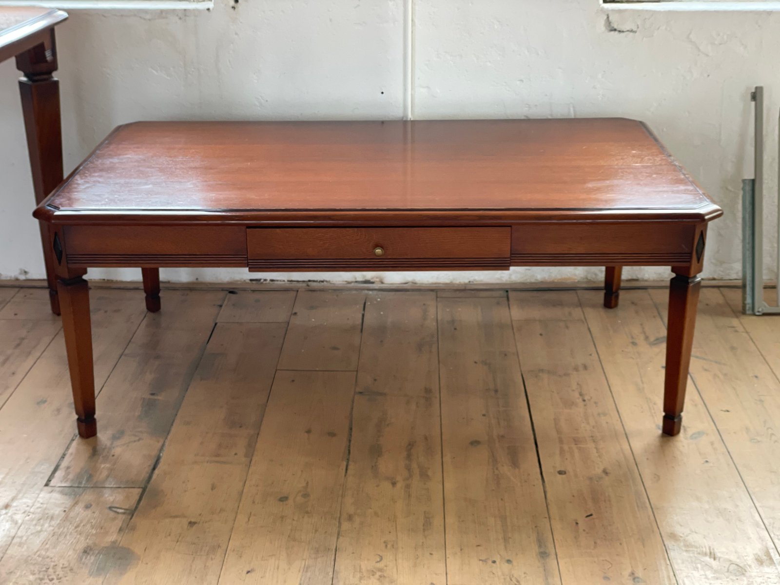 Art Deco Wooden Coffee Table for sale at Pamono