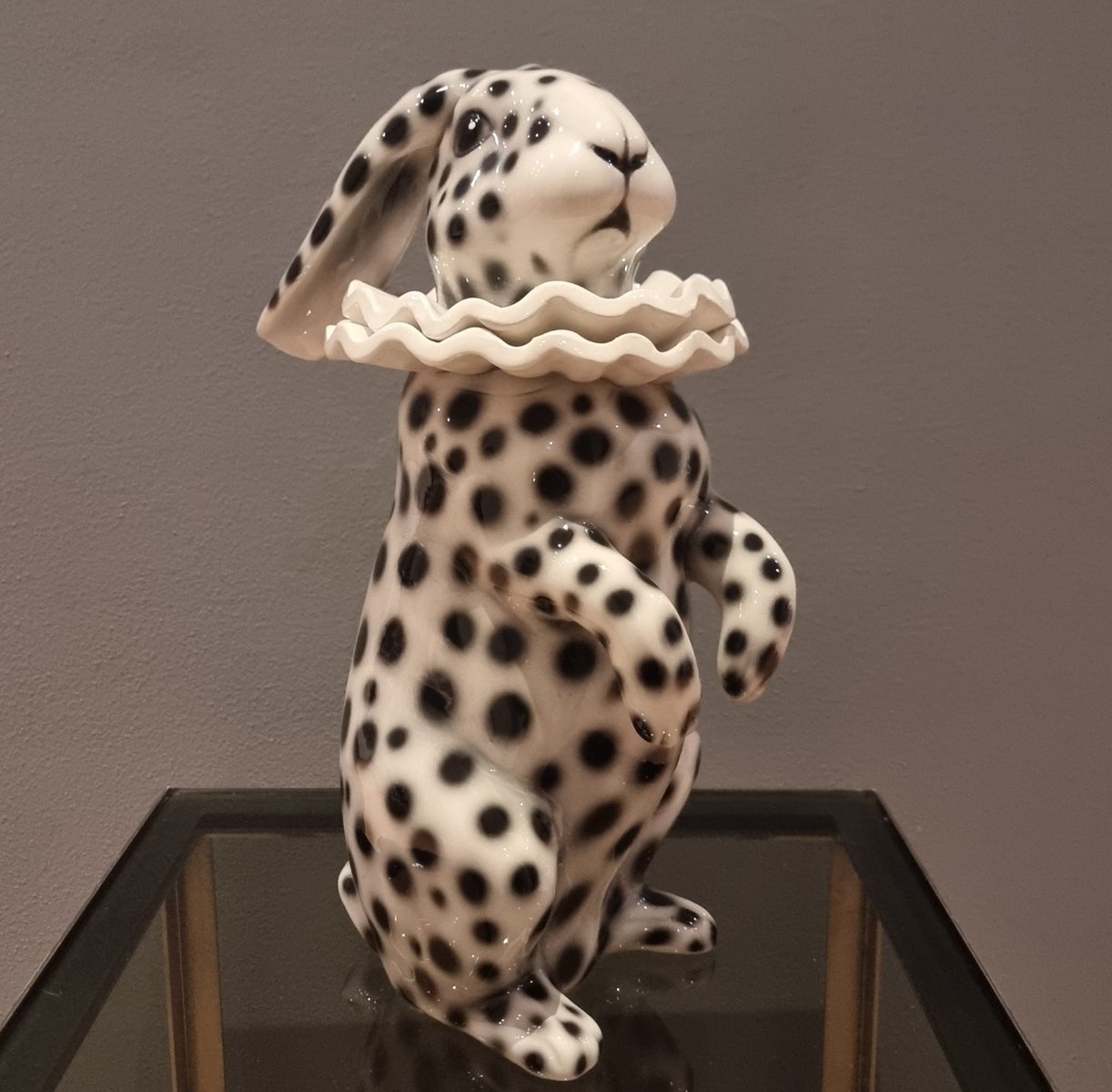 Painted Ceramic Rabbit, 2000s for sale at Pamono