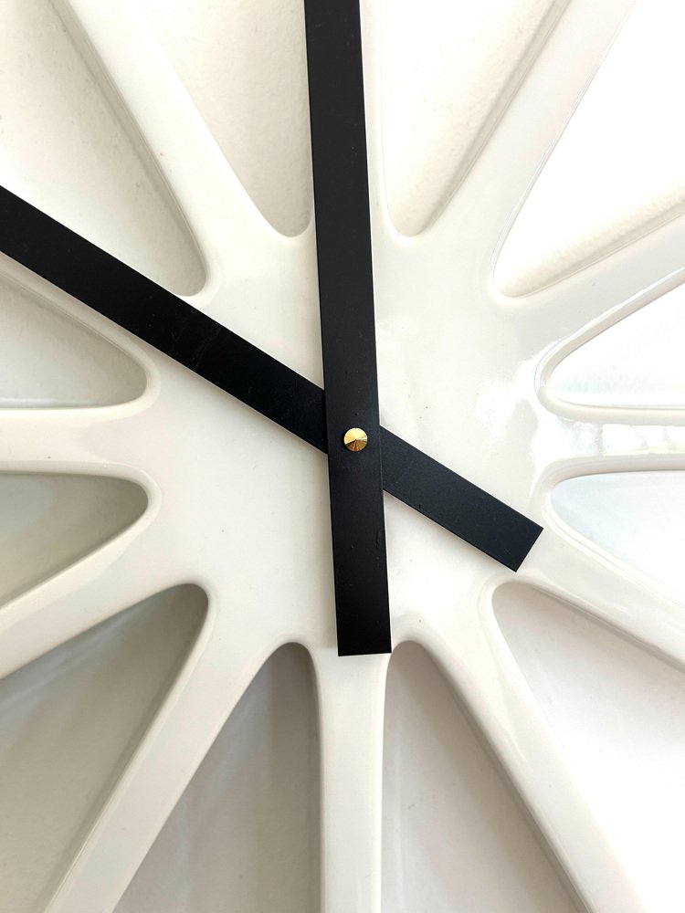 Vintage Danish Wall Clock by Poul Pedersen for Royal Copenhagen, 1976 ...