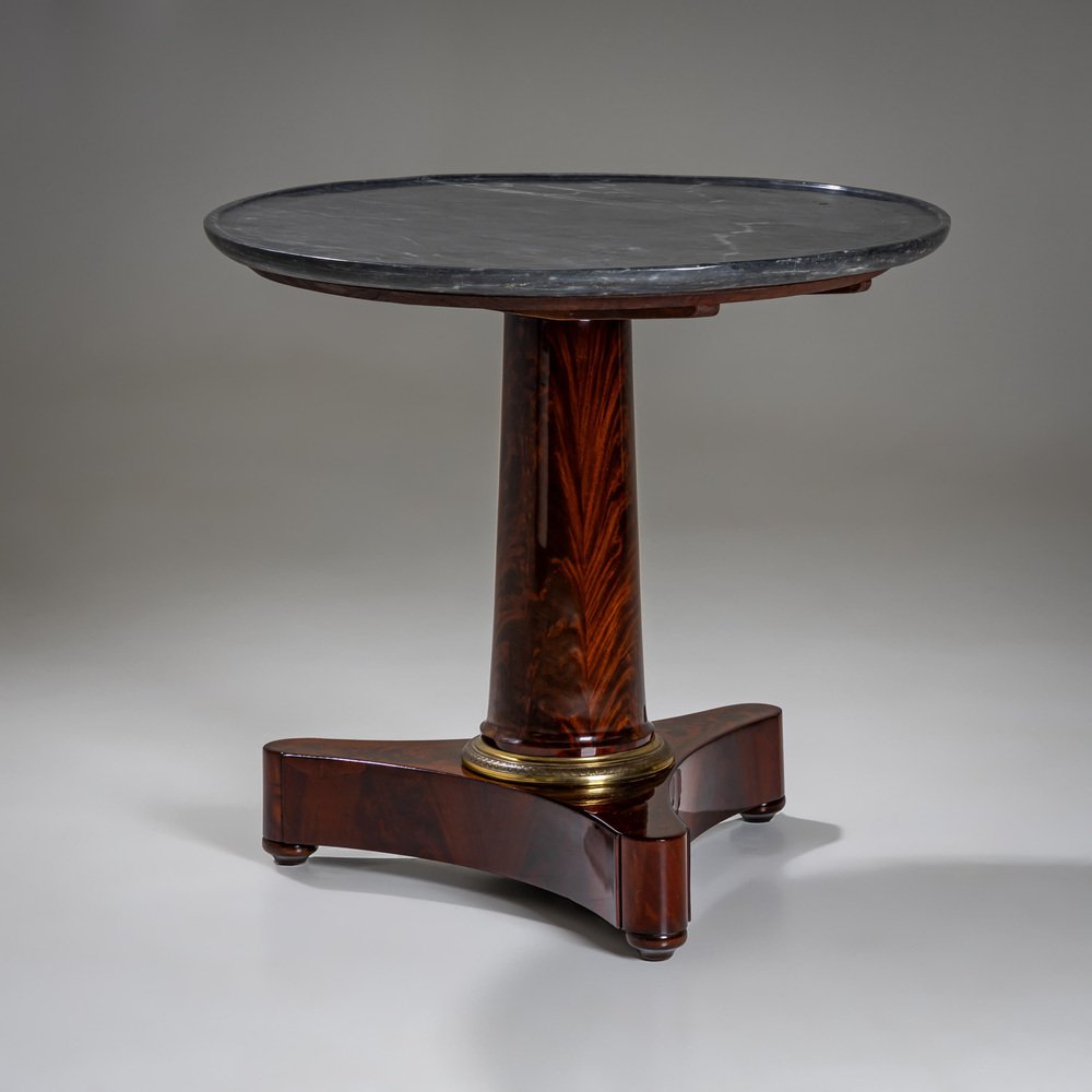 Antique French Pedestal Table, 1830 for sale at Pamono