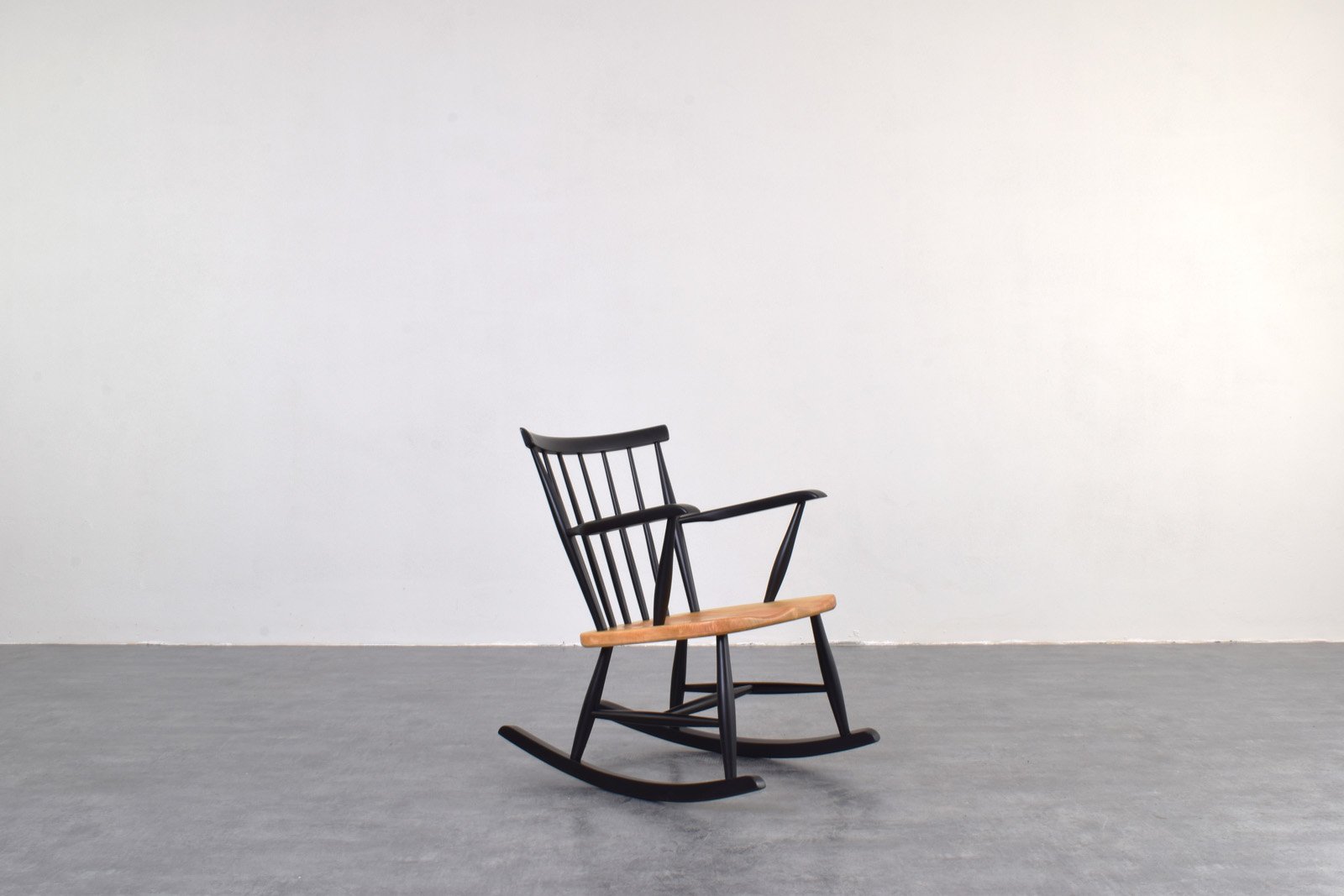 Mid-Century Modern Swedish Rocking Chair, 1960s for sale at Pamono