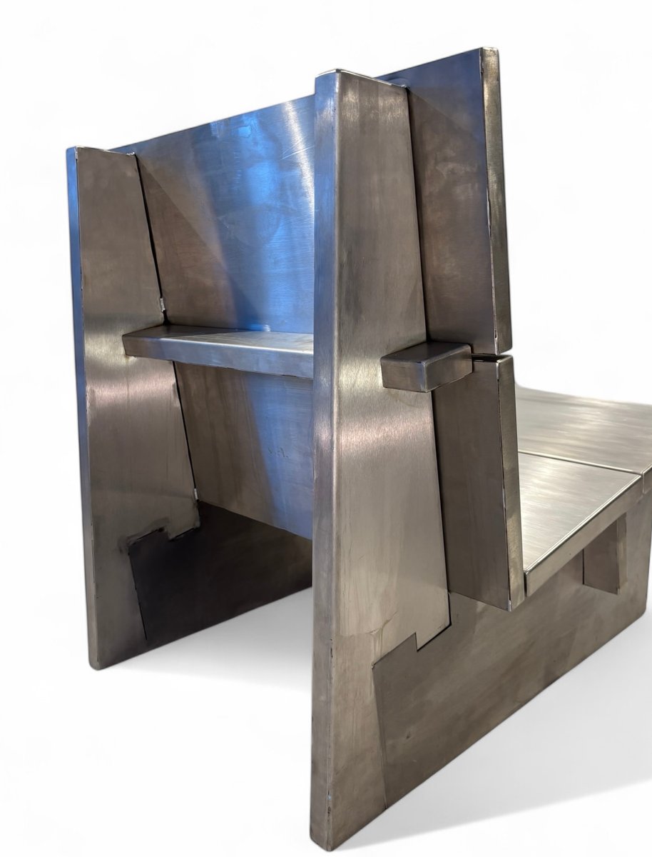 Vintage Stainless Steel Chair, 2000 for sale at Pamono