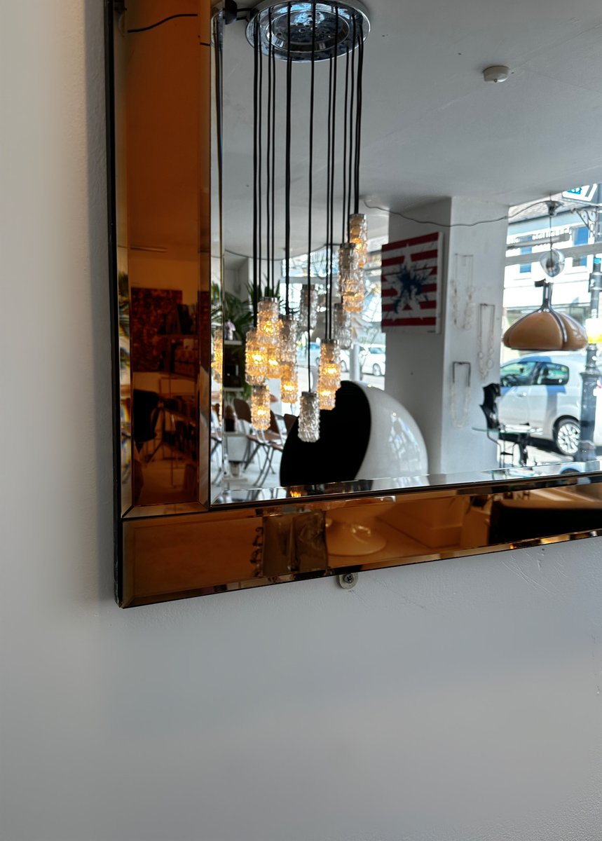 Art Deco Revival Mirror, 1980 for sale at Pamono