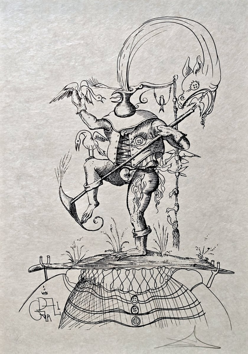 Salvador Dali, Quaresmeprenant from Les Songes Drôlatiques de ...