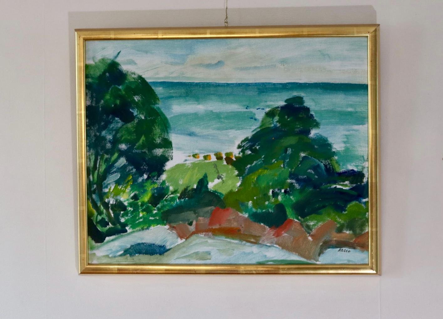 Kjell Rosén, Landscape, 1960s, Oil on Canvas, Framed for sale at Pamono