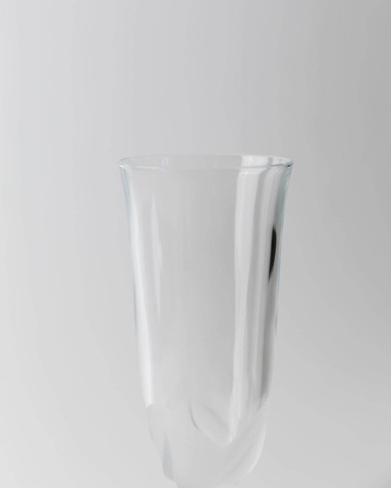 Vintage Crystal Glass Champagne Glasses by J.G. Durand, 1970s, Set of 6 ...