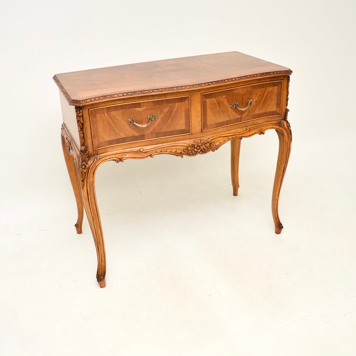 French Walnut Console Table, 1920s for sale at Pamono
