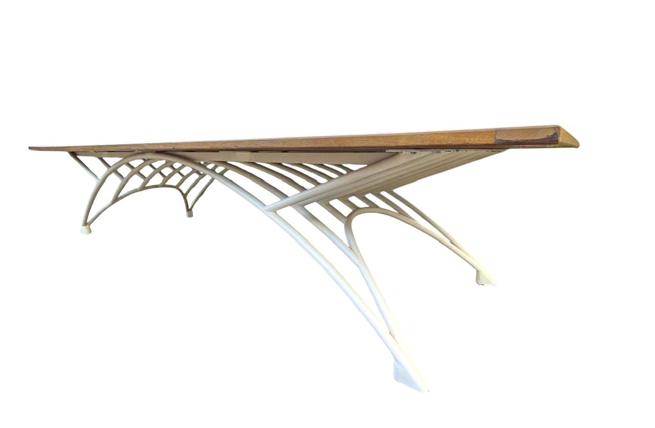 Large Architectural Conference Table, 1980s for sale at Pamono