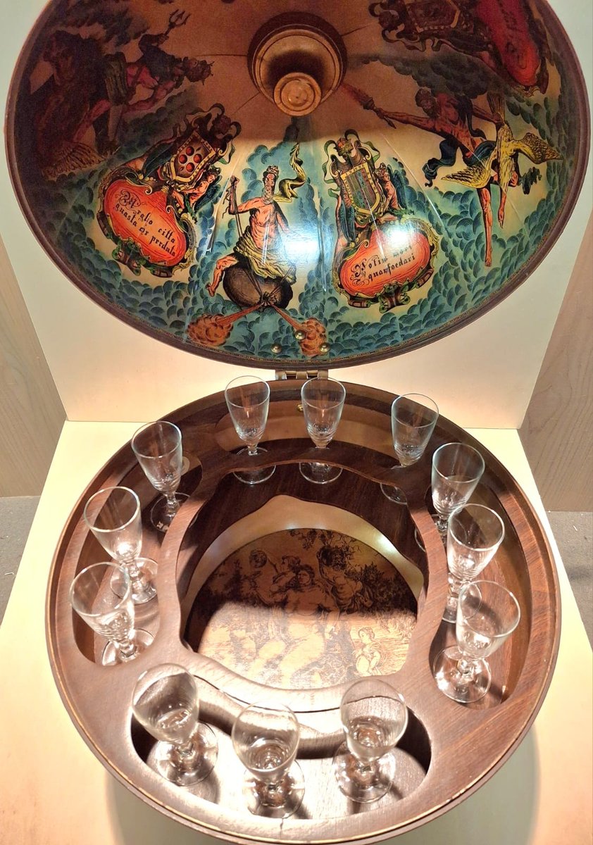 Vintage World Map Bar Cabinet for sale at Pamono