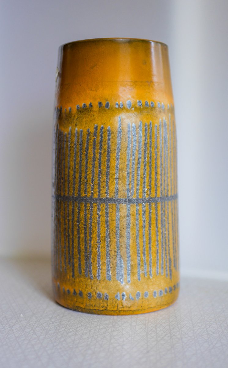 Large Mid-Century Modern Scandinavian Pottery Vase by Göran Andersson ...