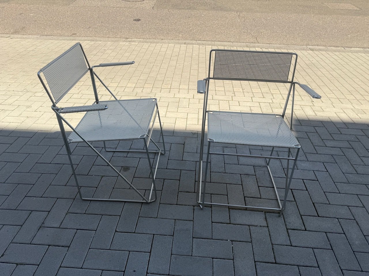 White X Line Dining Chairs by Niels Jørgen Haugesen for Hybodan, 1970s ...