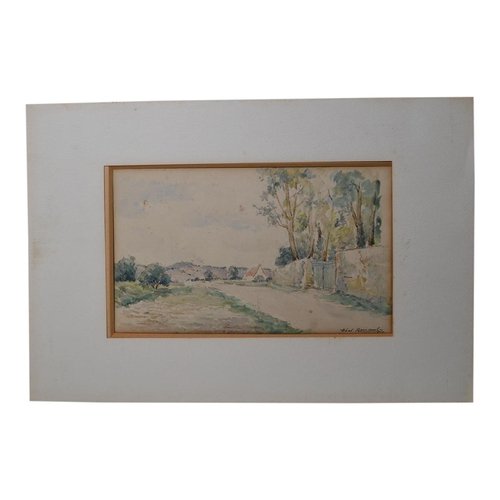 1970s Abel Renault Impressionist Style Watercolor Painting of "The ...
