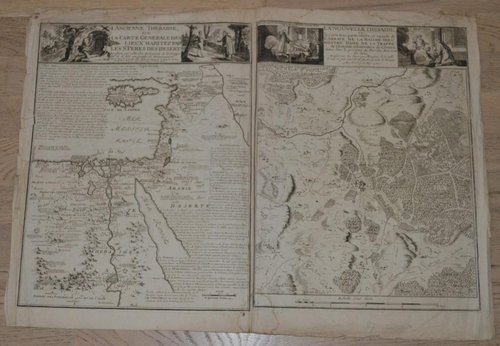 18th Century New and Ancient Thebaid Maps, Set of 2 for sale at Pamono