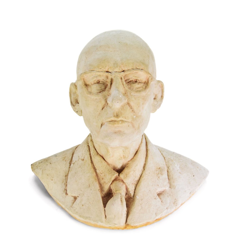 Vintage Bust of Unknown Man for sale at Pamono